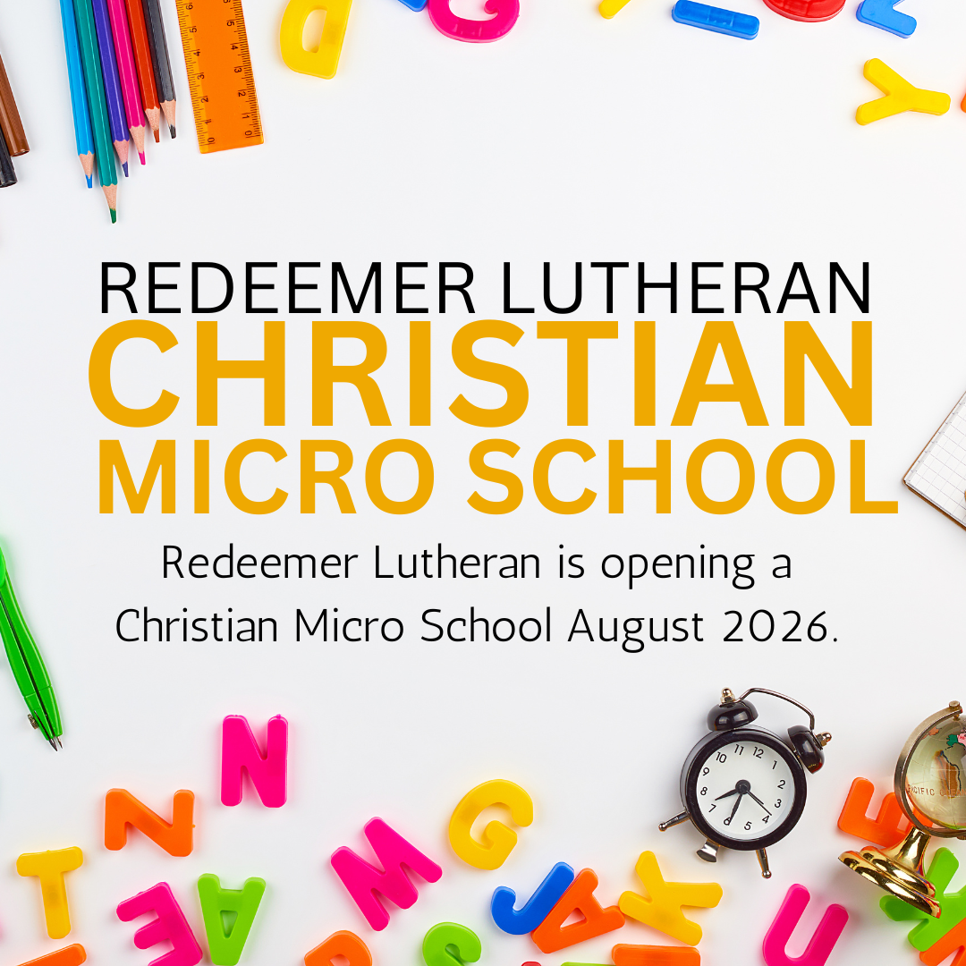 MICRO SCHOOL | Reedemer CDC